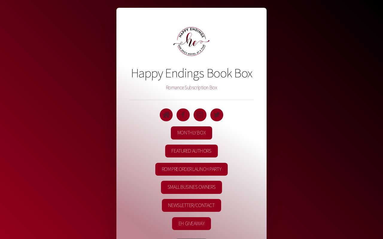 Happy Endings Book Box